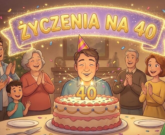 Życzenia na 40 • wyjątkowe życzenia na czterdziestkę!